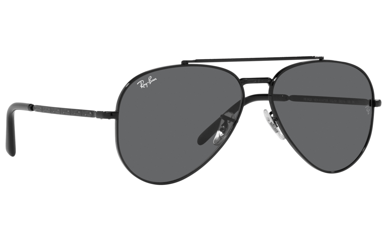 Ray-Ban New Aviator RB3625 002/B1 55 Sunglasses | Shade Station